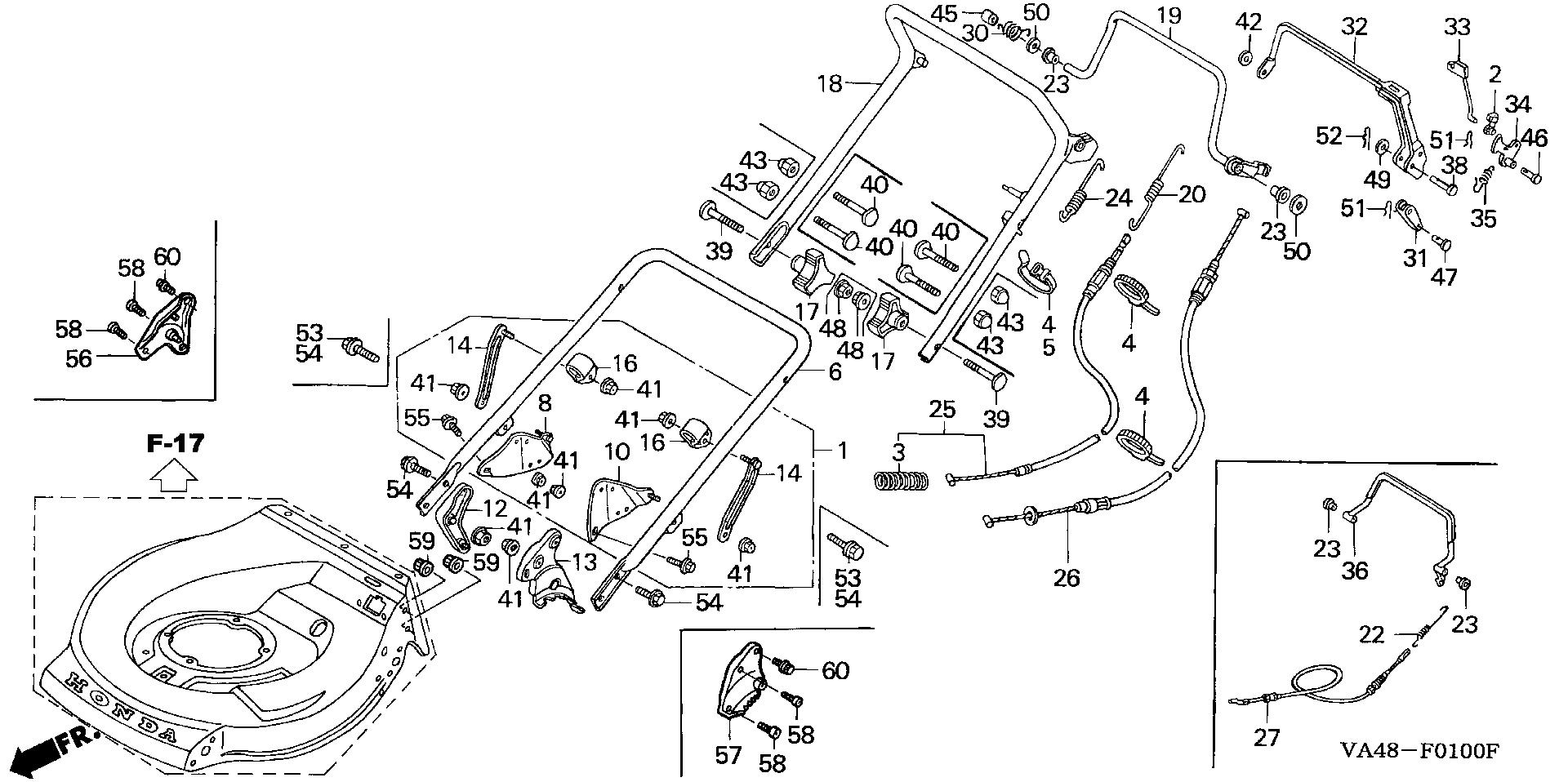 Parts for Lawn Mowers HRC HRC216 HRC216 HXA MZAN-6000001-6099999 ...